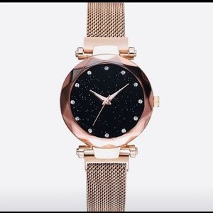 Accessories | New Gold Magnetic Diamond Watch | Poshmark